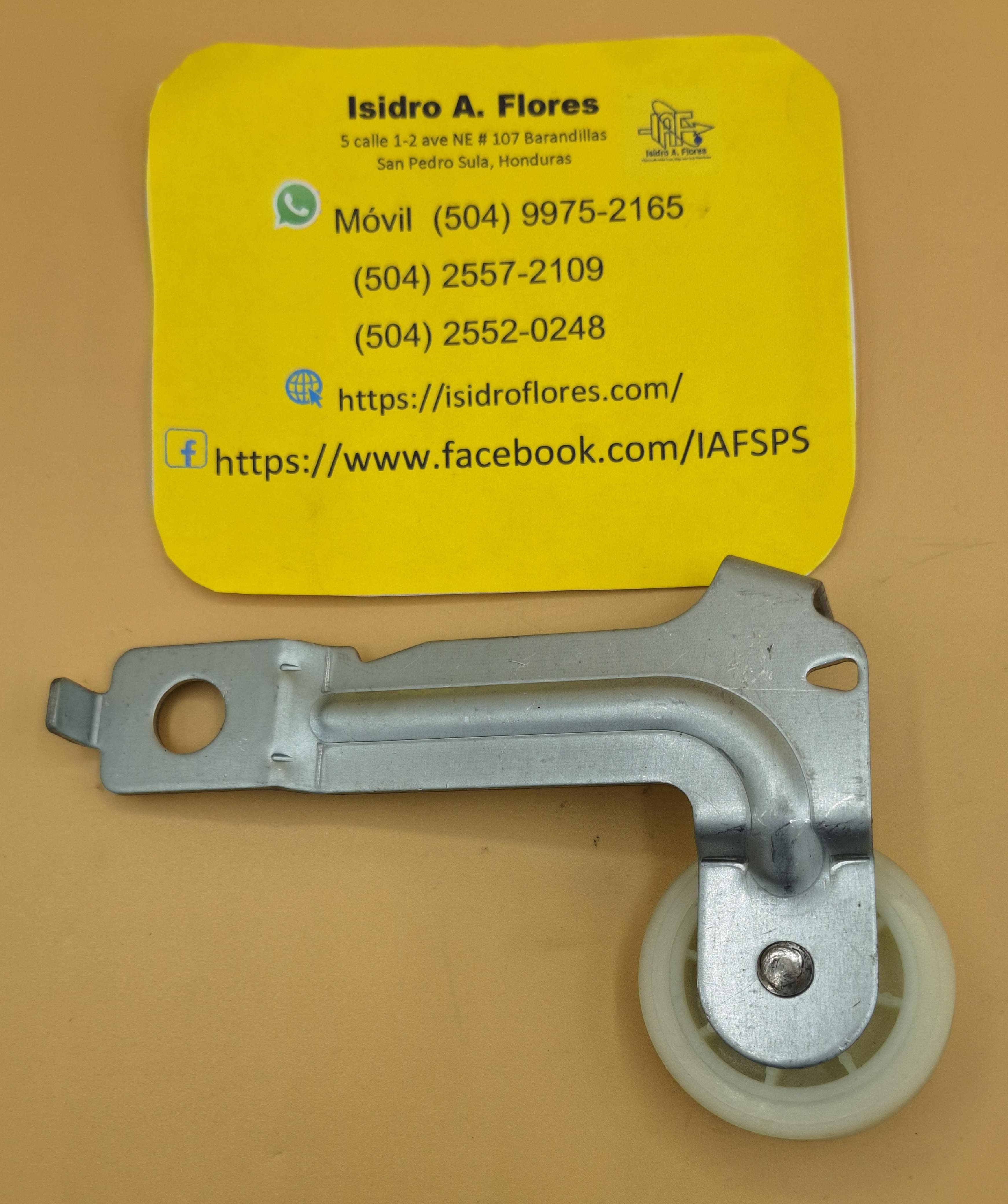 Polea tensora genérica con base para lavadora, sirve Whirlpool | Isidro A. Flores