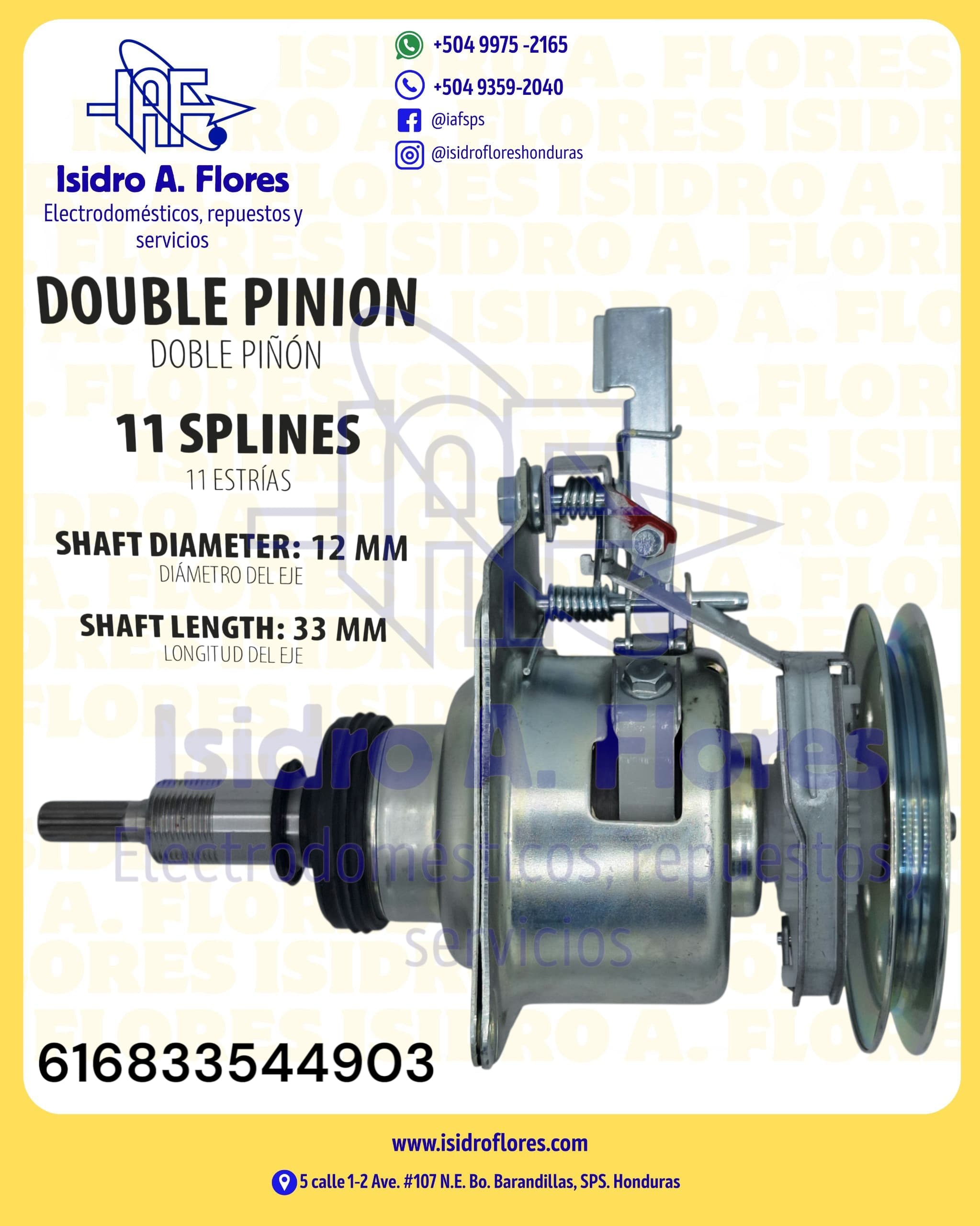 Transmisión Eagle eje estriado largo 2 piñones sirve LG 4265EY1003A ...