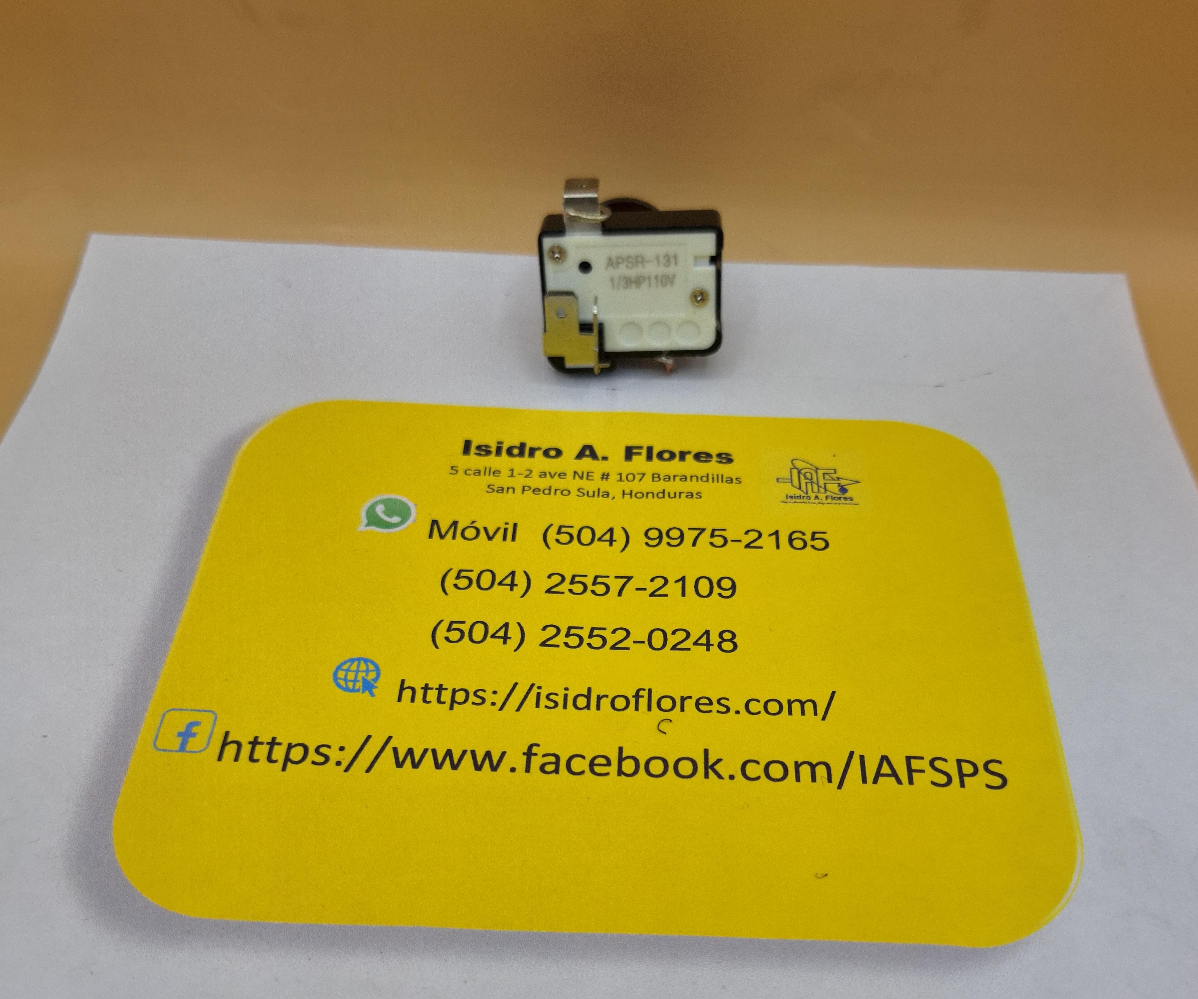 Relay de arranque Applipart 1/3 hp de compresores refrigeradora 110V ...