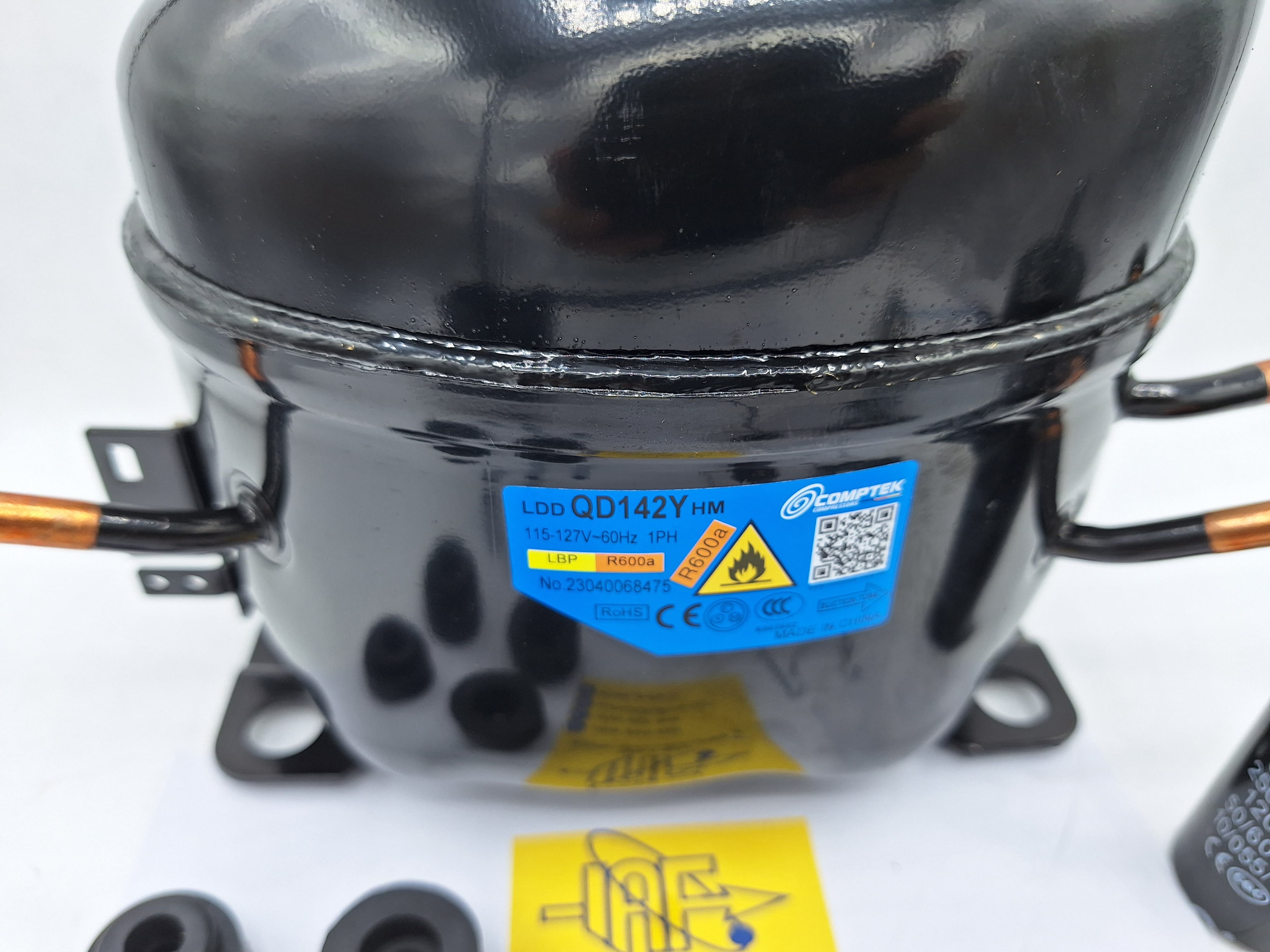 Compresor R600A LBP 1/4HP 120V 60HZ LDQQD142YHM 14.2cm Comptek | Isidro ...