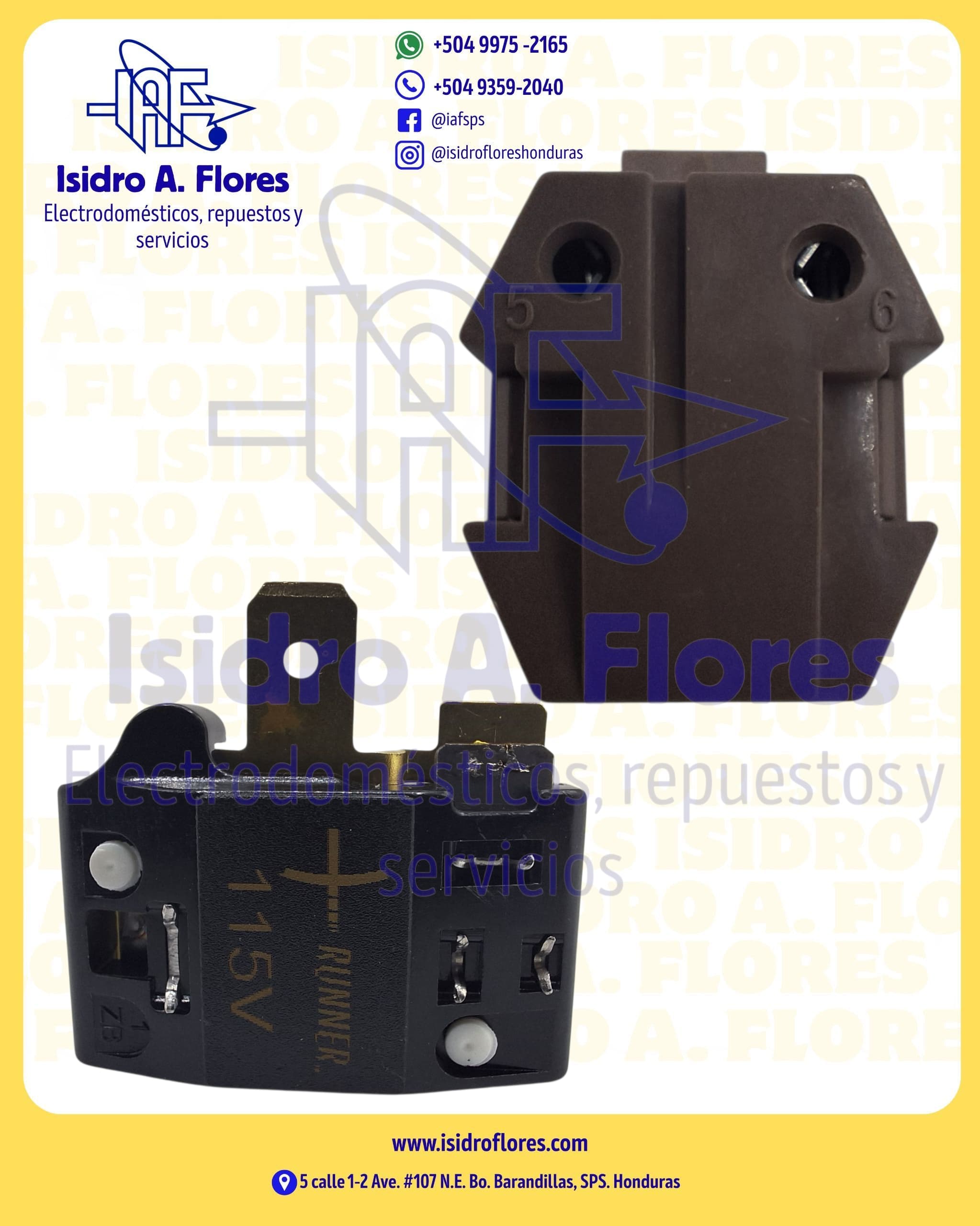 Relay y protector combo universal marca RUNNER para refrigeradora ...