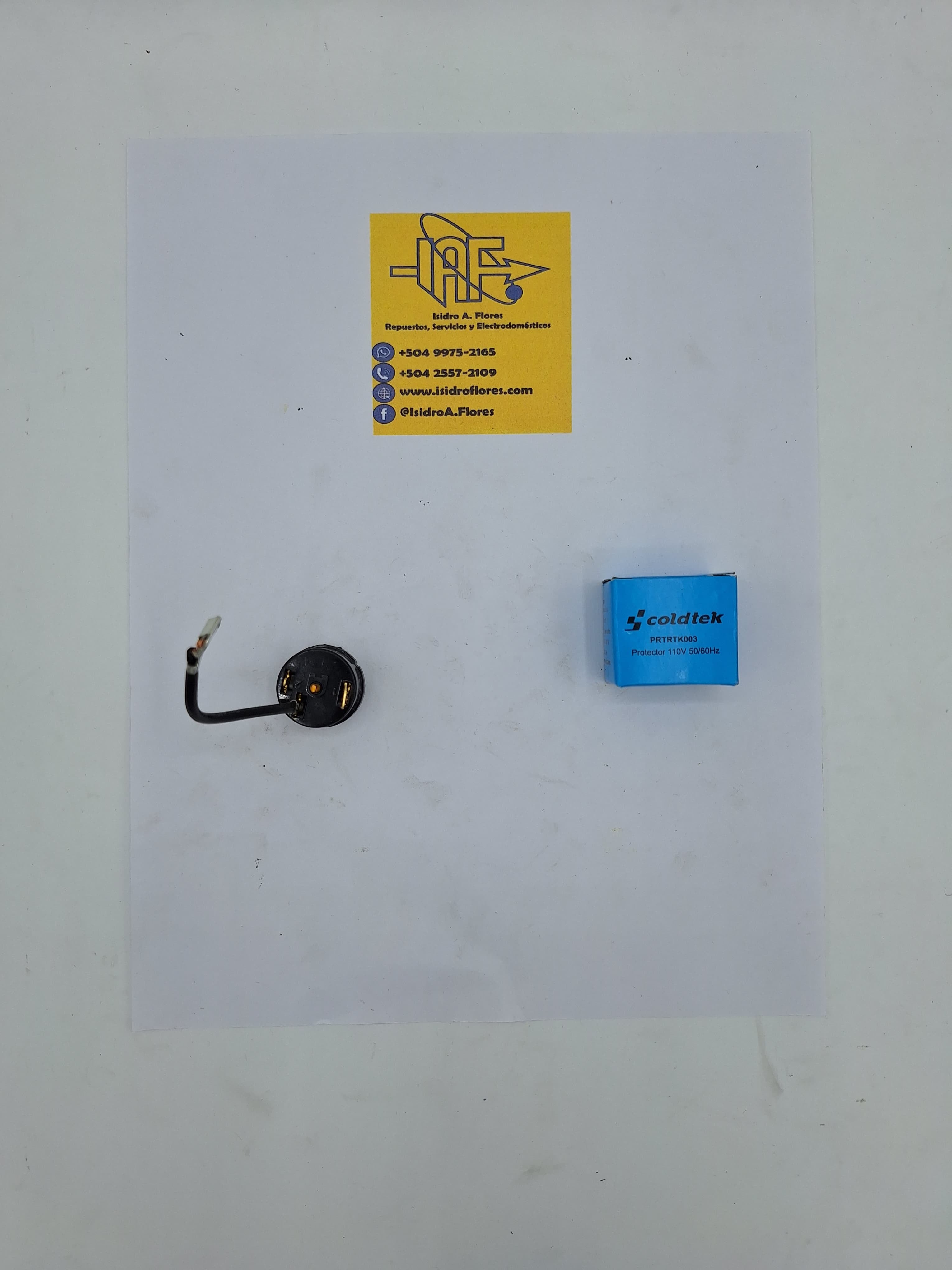 Protector térmico klixon para refrigeración 1/3 HP | Isidro A. Flores