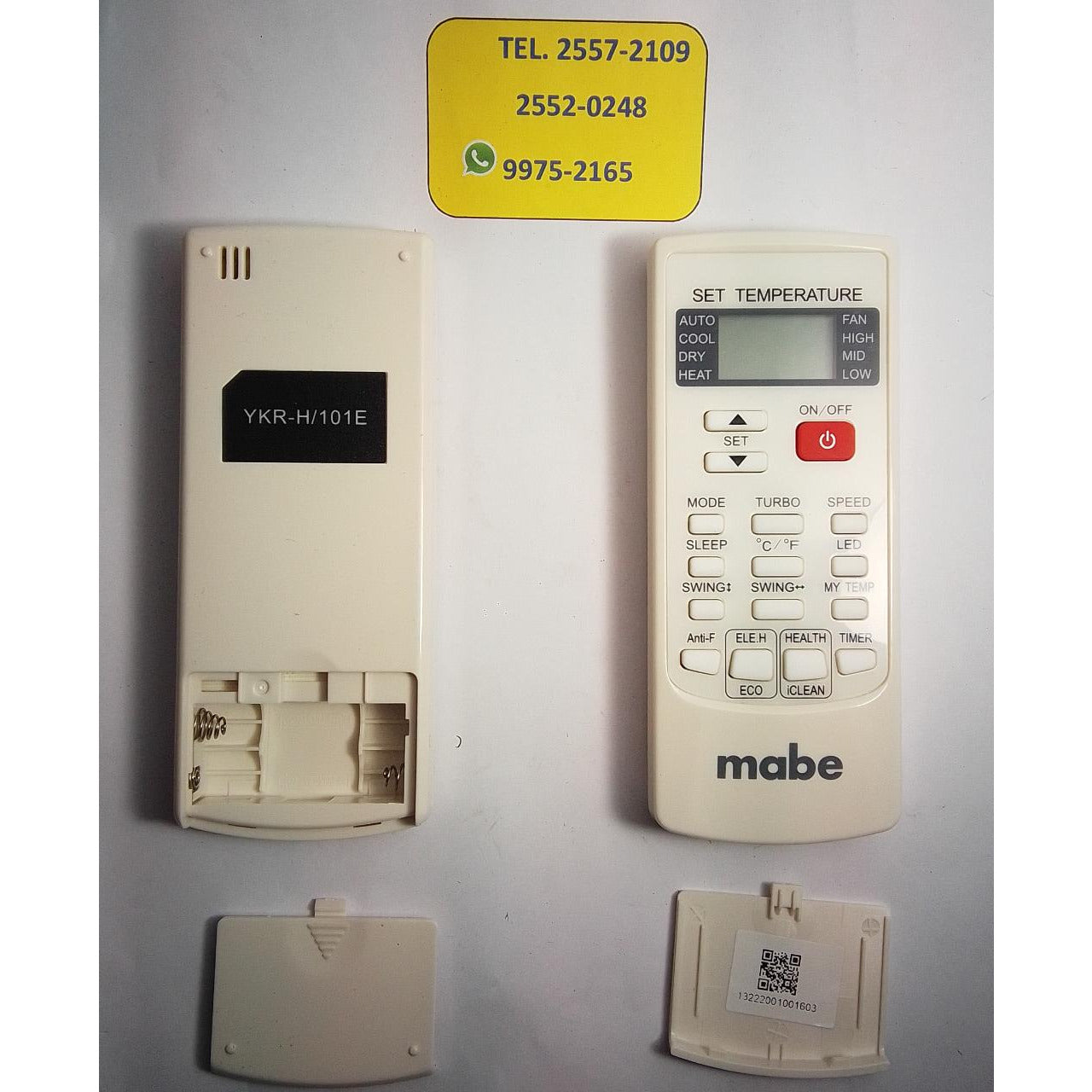 Control remoto de Mini split GE, Mabe | Isidro A. Flores