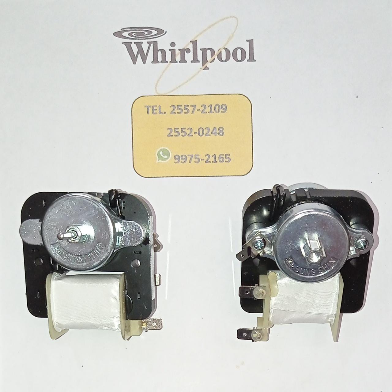 Motor evaporador original de refrigerador Whirlpool Hex 3150 RPM ...